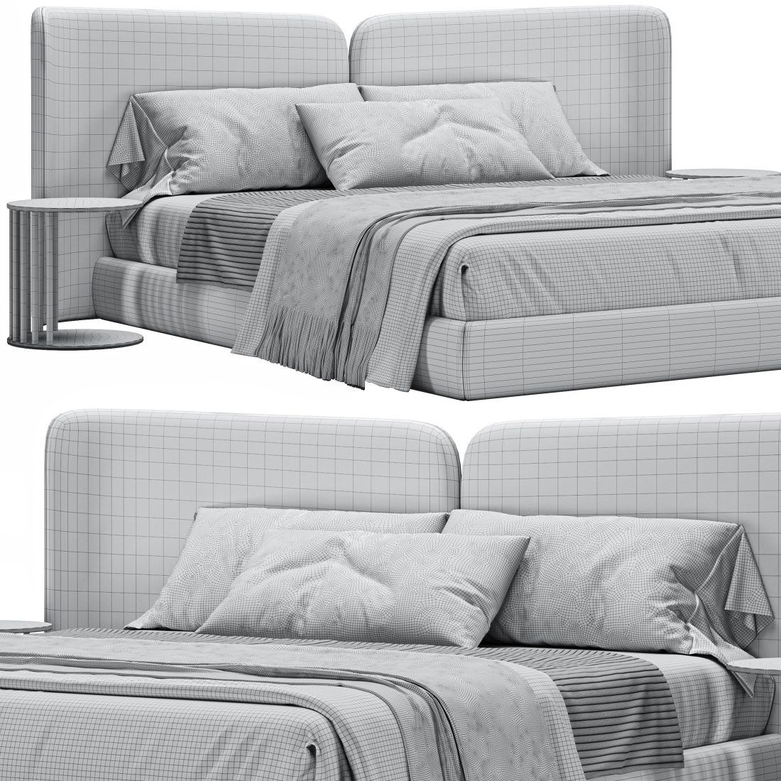 Dorris Bed 3D Model for Corona | CGMood