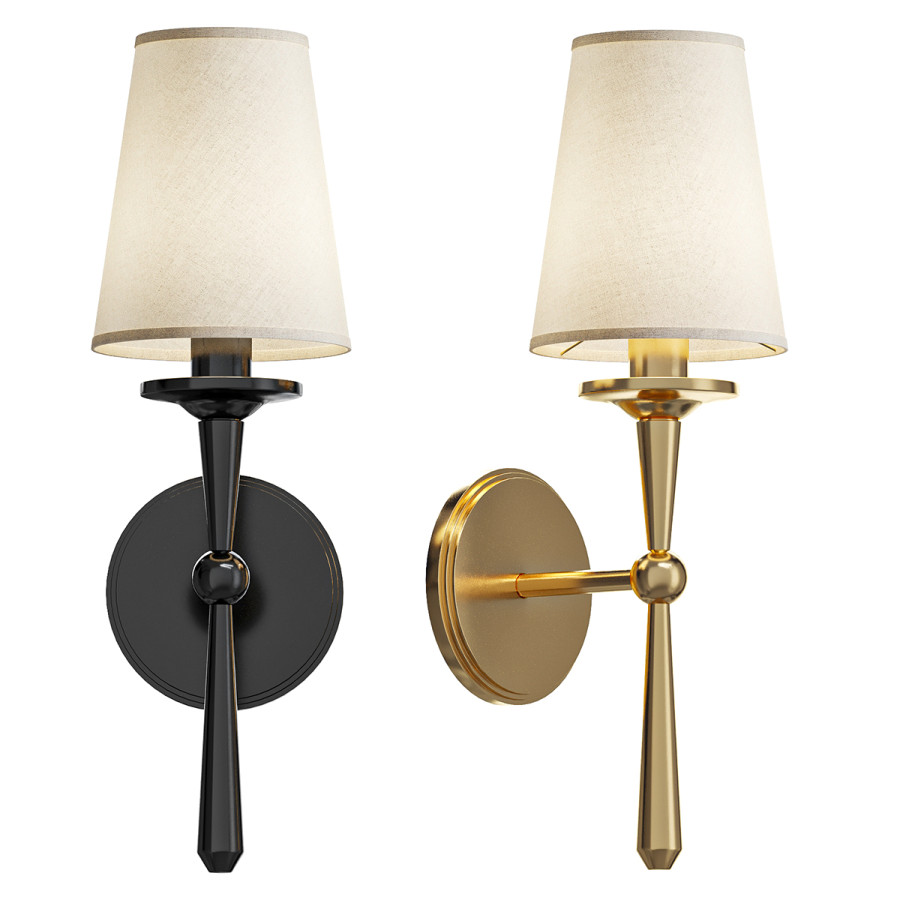 Refined Transitional Sconce 3D Model for Corona | CGMood