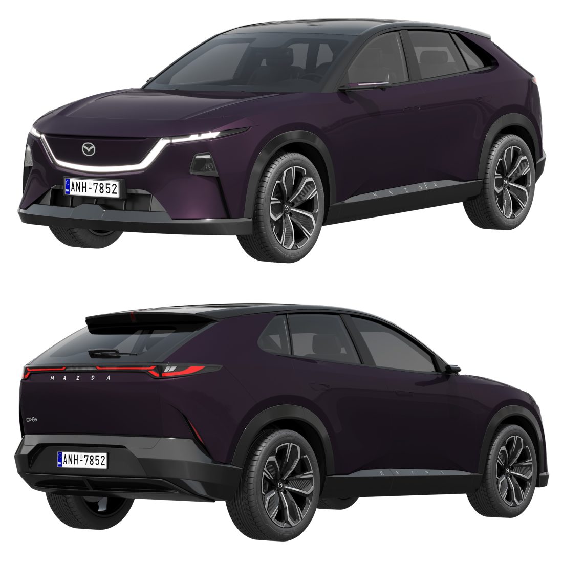 Mazda CX-6e 2026 3D Model for Corona | CGMood