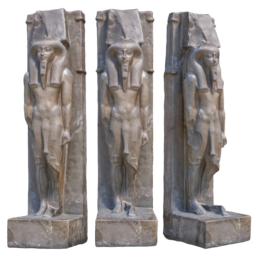 Ancient Egyptian Pillar 3D Model for VRay, Corona | CGMood