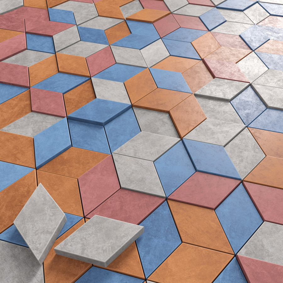 Paving Decor N52a 3D Model for VRay | CGMood