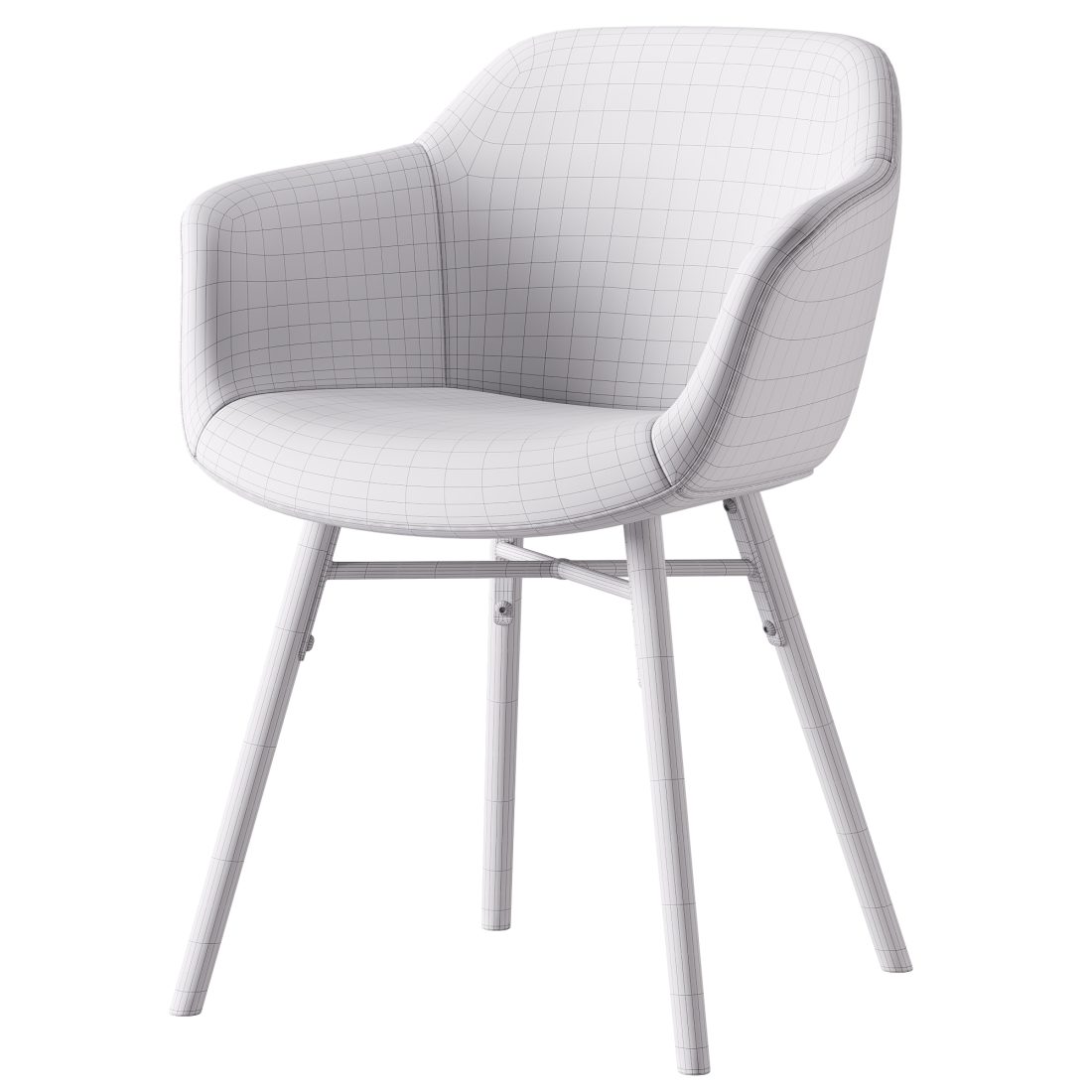 Fiji Wood Chair 3D Model for Corona | CGMood