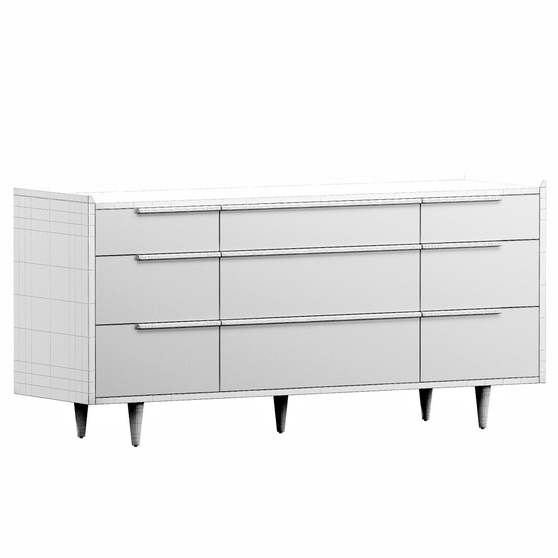 Crate And Barrel Tate Drawer 3D Model for Corona | CGMood
