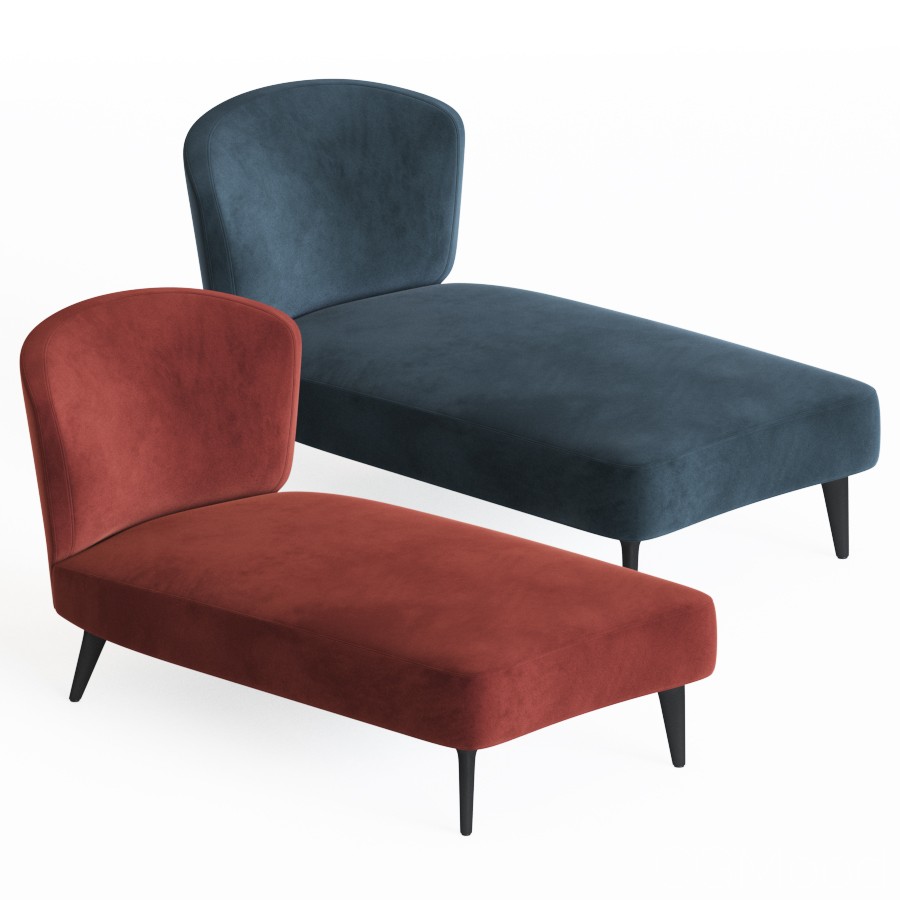 Aston Chaise Longue Minotti 3D Model for VRay, Corona | CGMood