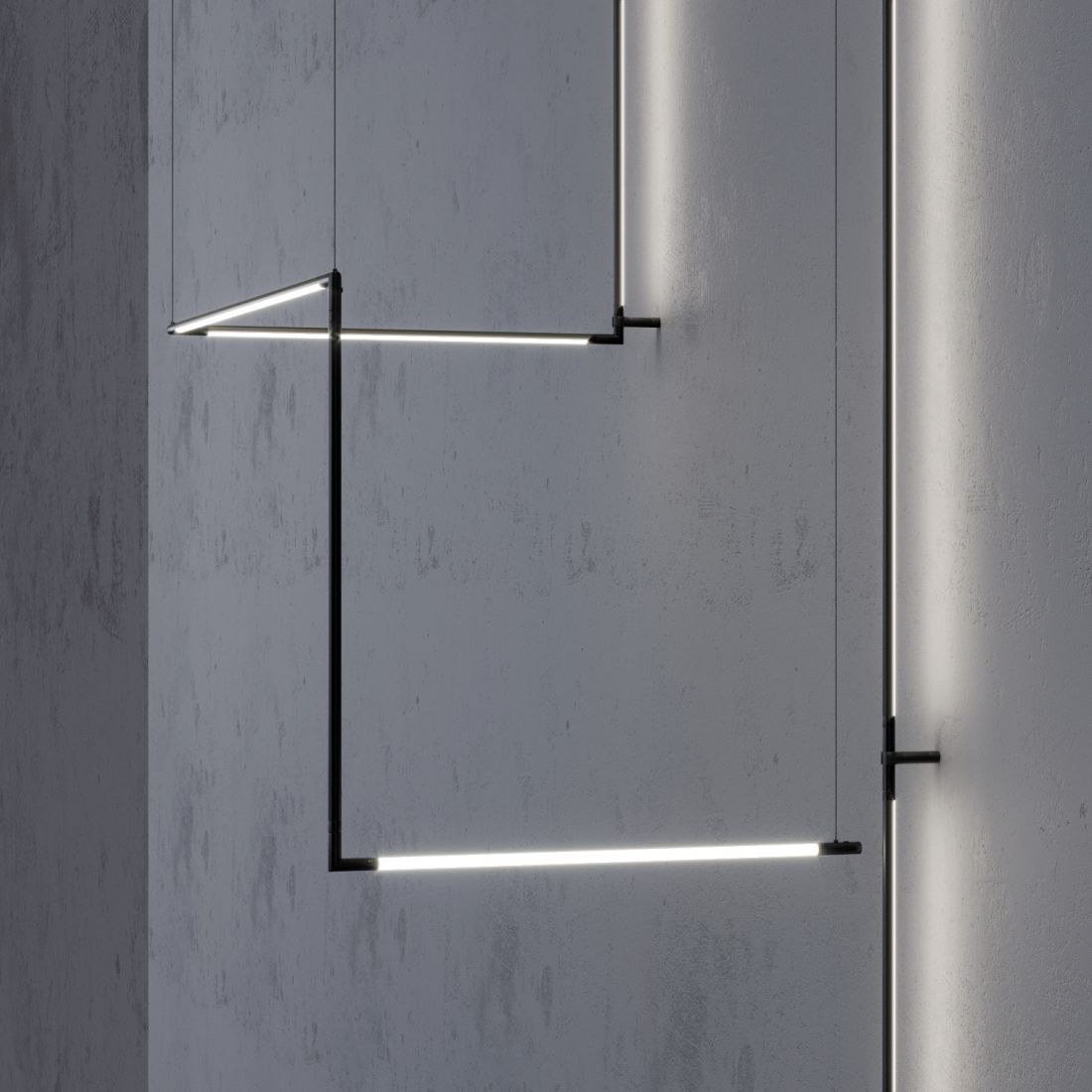 Grok Modular Light Tubs9 3D Model for VRay, Corona | CGMood