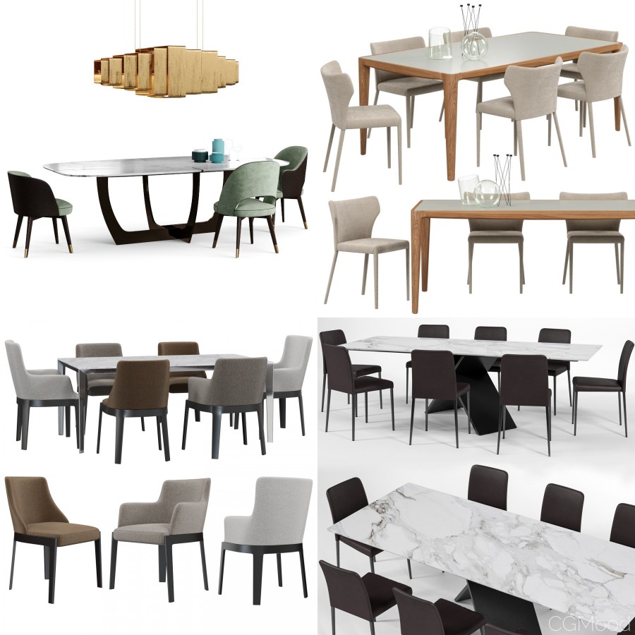 Natuzzi Pi Greco Chair - 3D Model for Corona