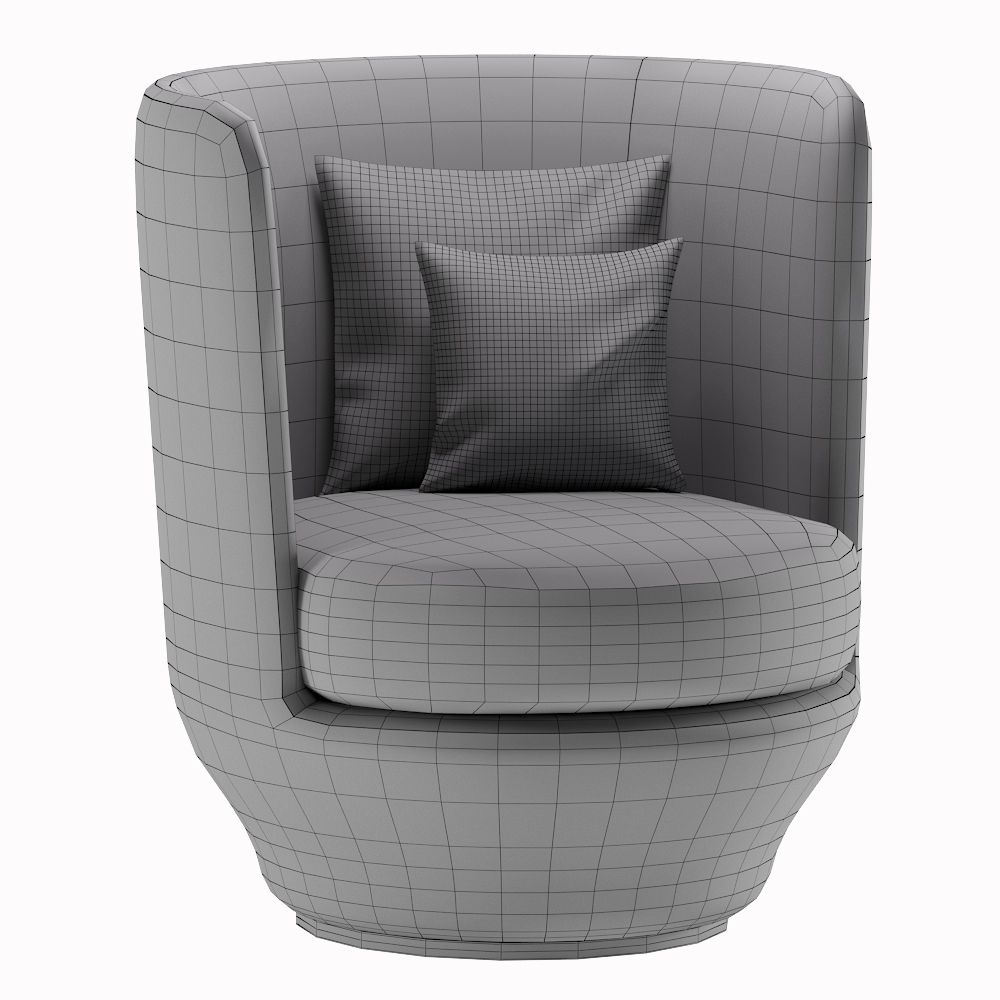 Giorgetti All Around Armchair - 3D Model for Corona
