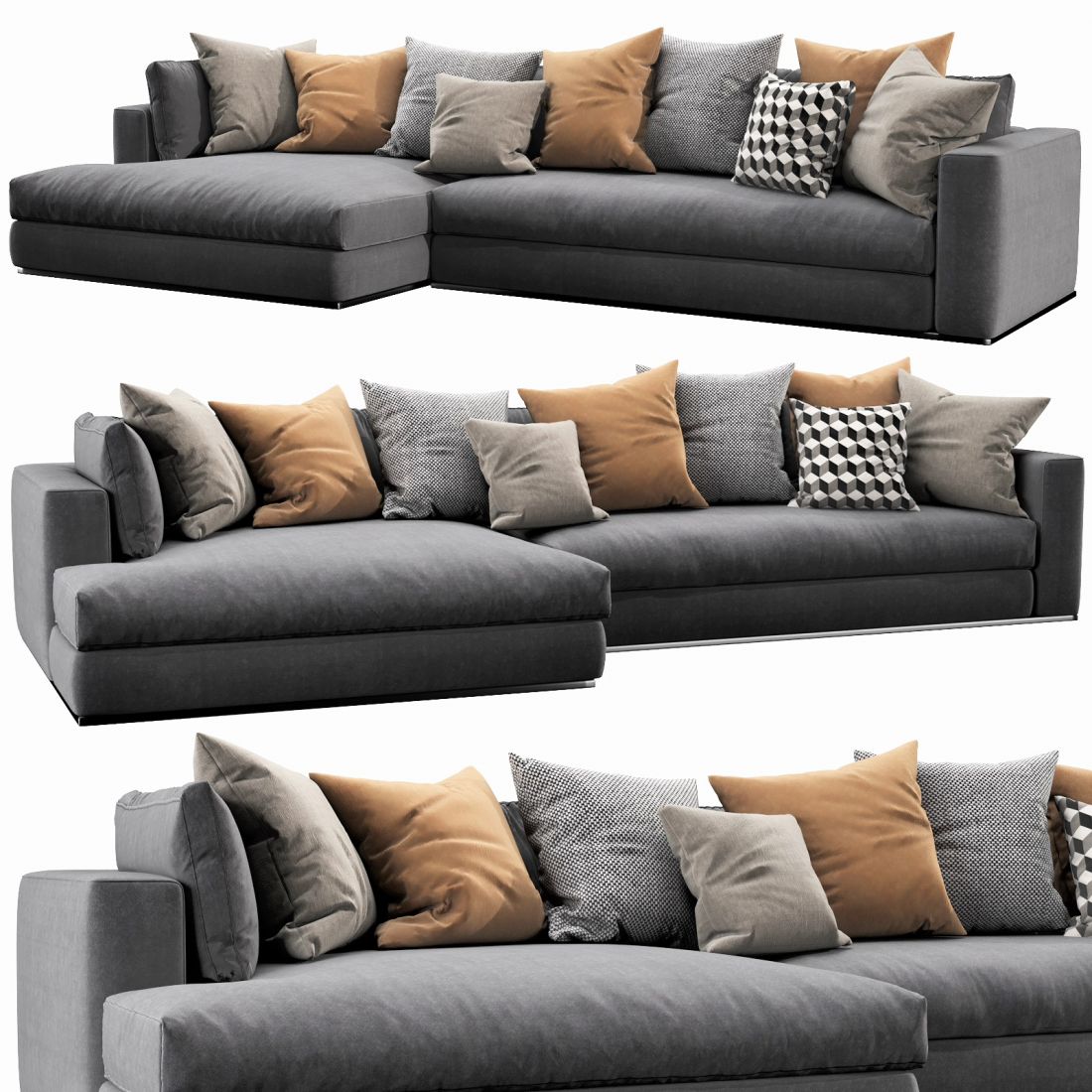 Hamilton Arrangement 8 - 3D Model for VRay, Corona