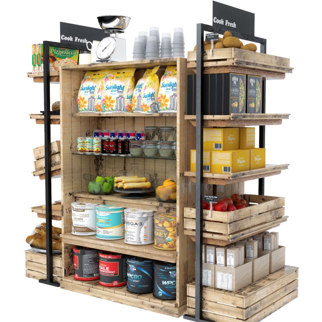 Grocery Store 3 3D Model for VRay | CGMood