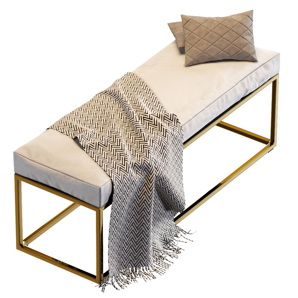 Bench Kubo - 3D Model for Corona