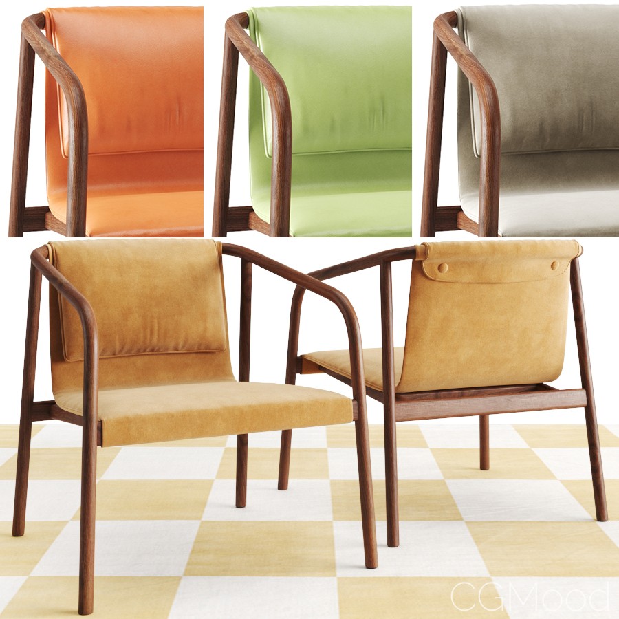 Oslo Chair By Angell - 3D Model for Corona
