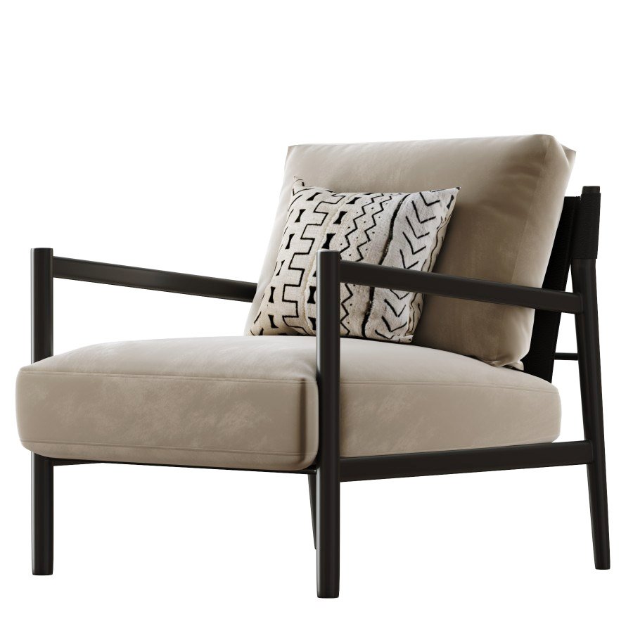 Lema Maddix Armchair - 3D Model for Corona