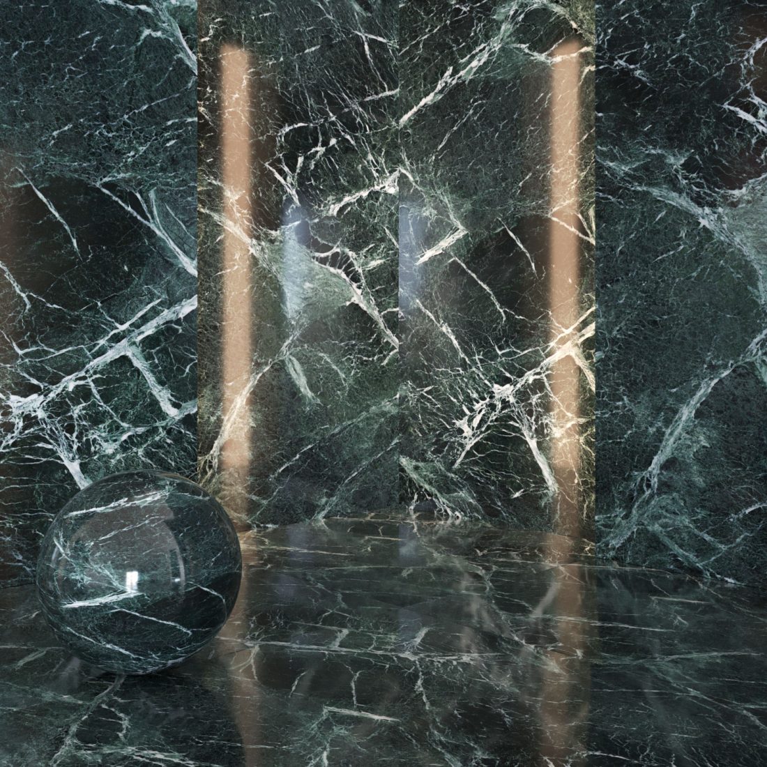Guatemala Green Marble Texture / PBR Material | CGMood