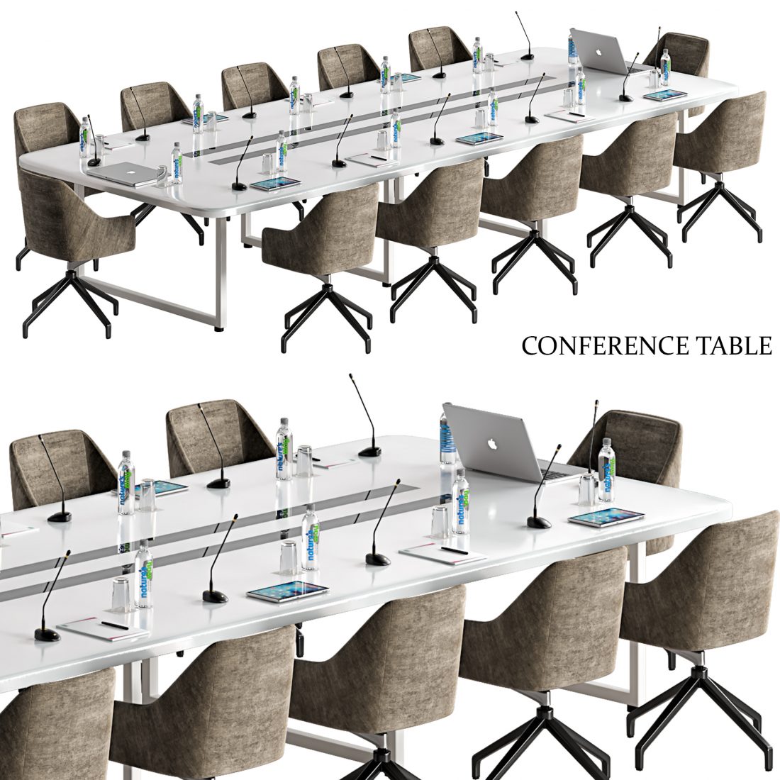 Conference_table_19 3D Model for VRay, Corona | CGMood