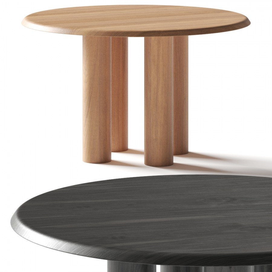 Fredericia Furniture Islets Dining Table - 3D Model for VRay, Corona