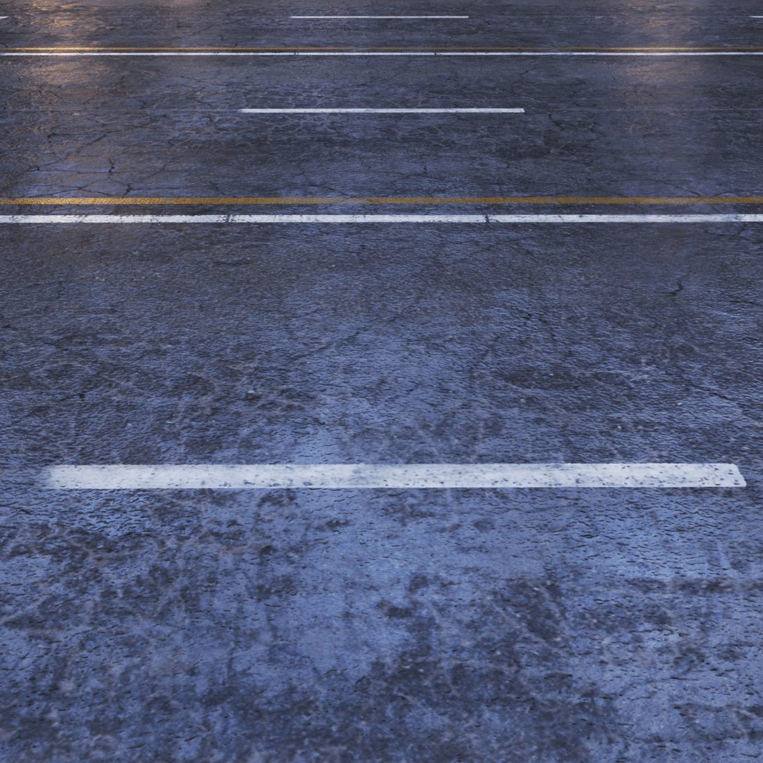Asphalt Material - 3D Model for VRay, Corona