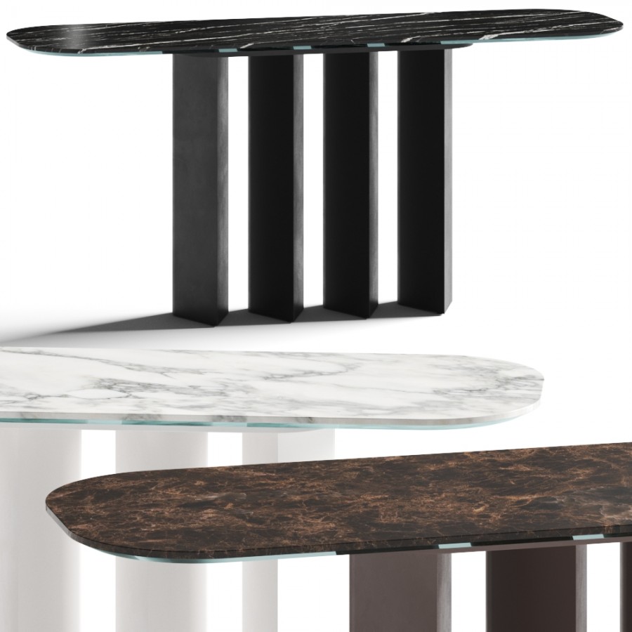 Bonaldo Geometric Console Tables 3D Model for VRay, Corona | CGMood