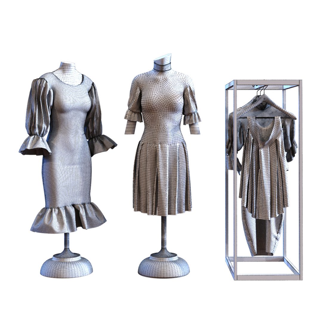 Clothes Set 010 3D Model for VRay, Corona | CGMood
