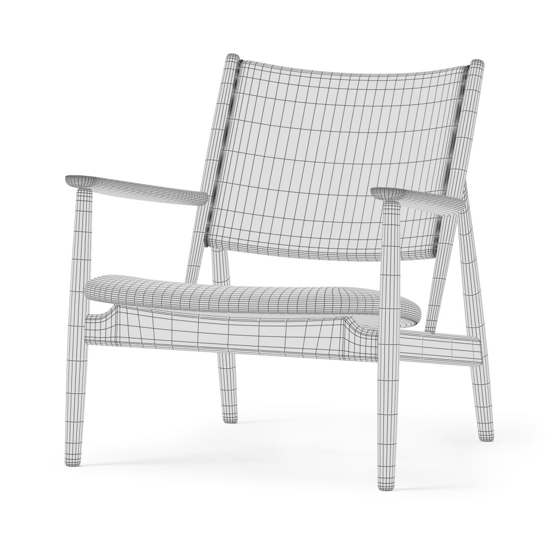 Ariake Summit Lounge Chair 3D Model for VRay, Corona | CGMood