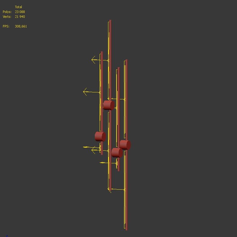 Line Wall 3D Model for VRay | CGMood