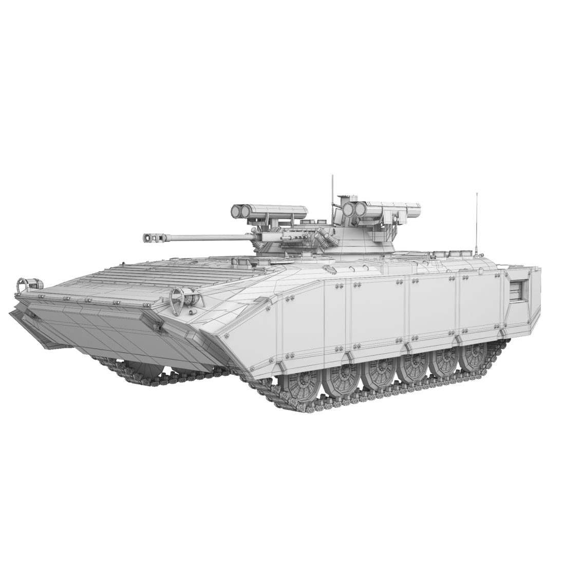 Bmp 2m 2005 3D Model for VRay | CGMood