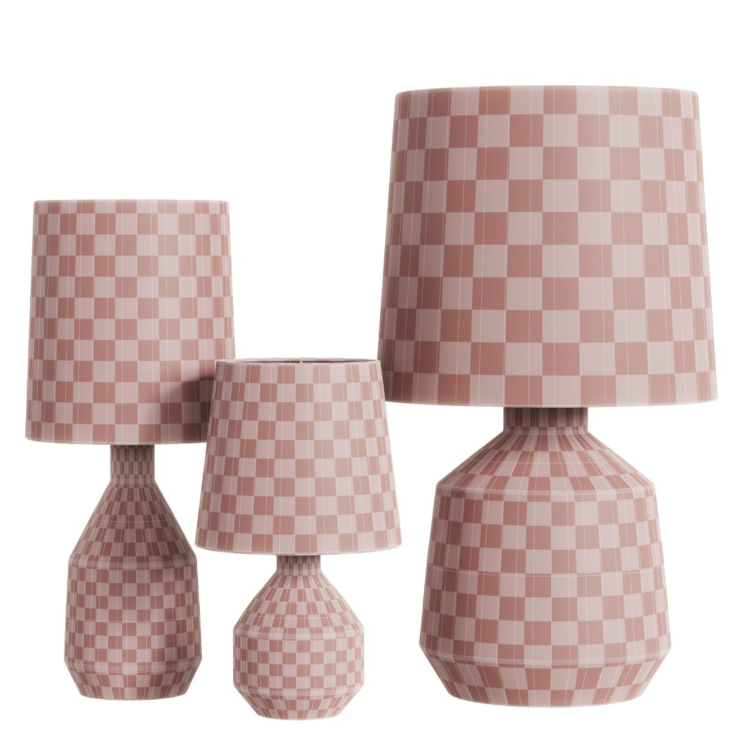Brynn Table Lamp Of Westelm (3 Models) 3D Model for VRay, Corona | CGMood