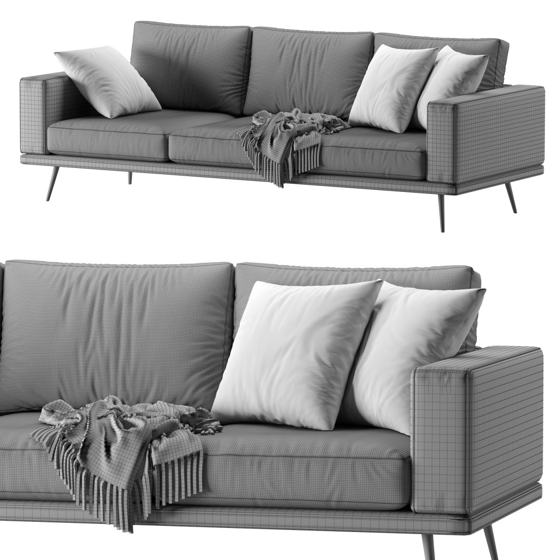 Carlton Sofa Boconcept - 3D Model for Corona