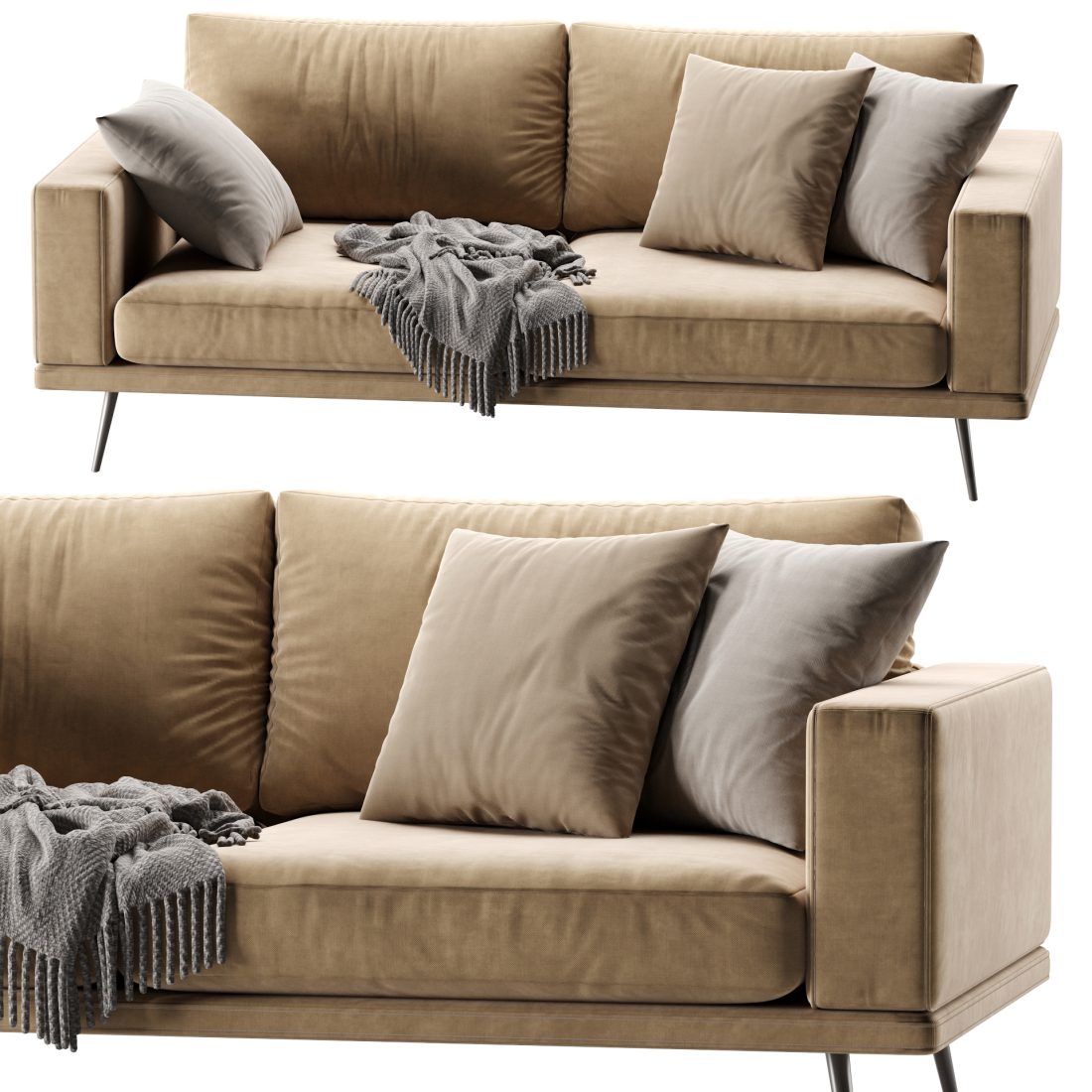 Carlton Sofa Boconcept - 3D Model for Corona