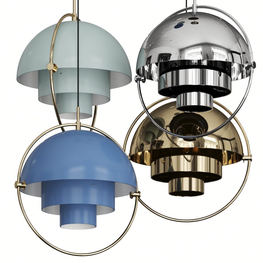 Ylighting Multi-lite By Louis Weisdorf From Gubi - 3D Model for VRay ...