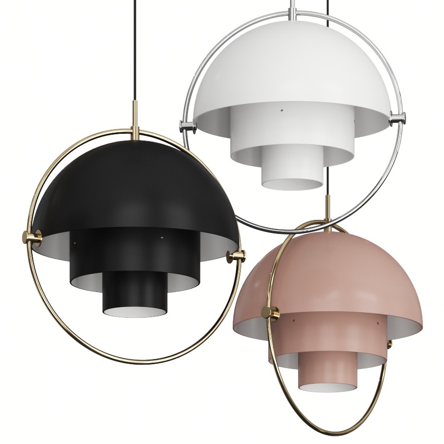 Ylighting Multi-lite By Louis Weisdorf From Gubi - 3D Model for VRay ...