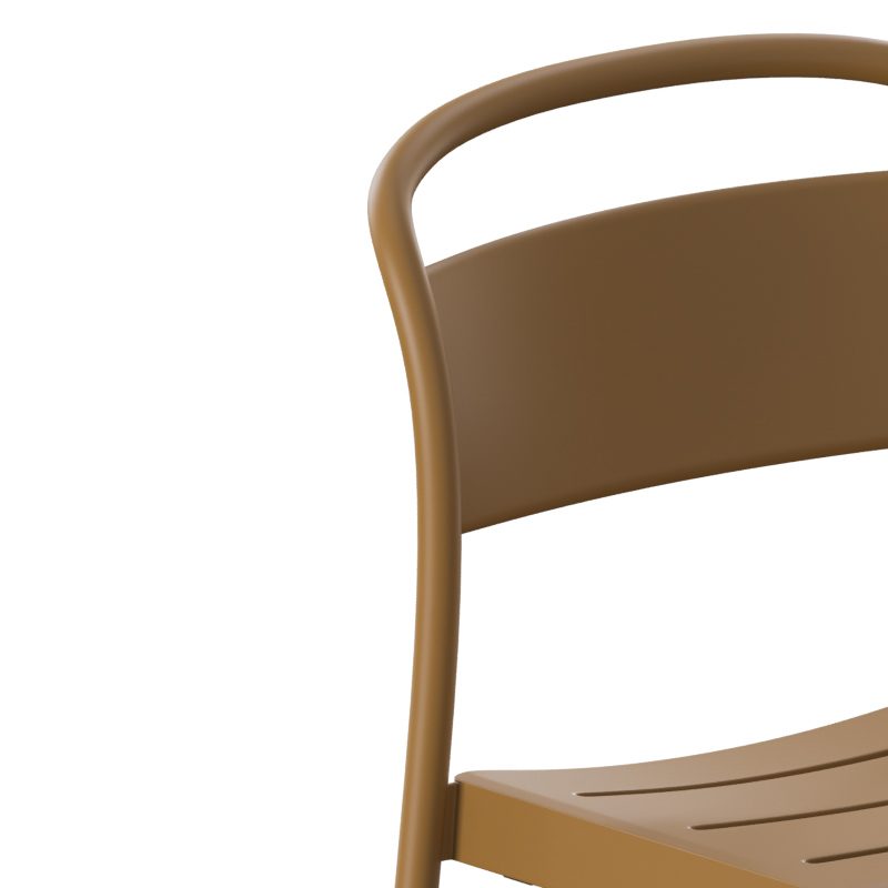 Linear Steel Side Chair - 3D Model for Corona