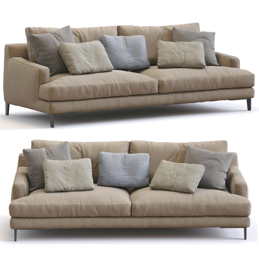 Poliform Sofa Bellport - 3D Model for Corona