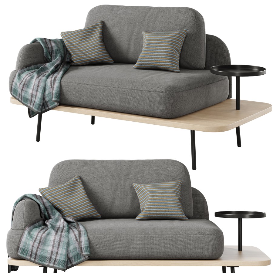 Sofa Lie Down By Cosmo 3D Model for VRay, Corona | CGMood