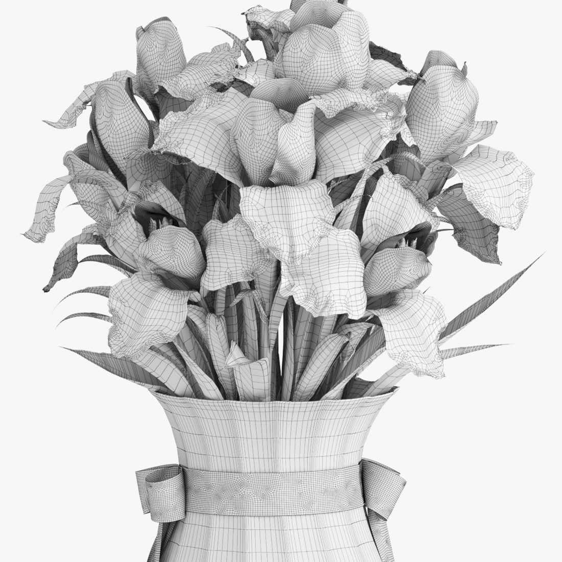 Flower Pack 249С - 3D Model for Corona