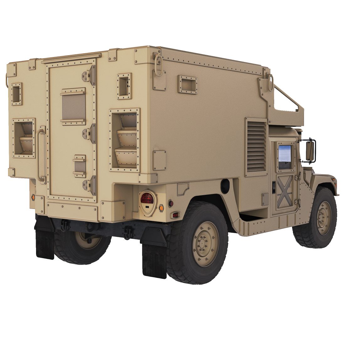 Humvee Military M1113 Shelter 2005 - 3D Model for VRay