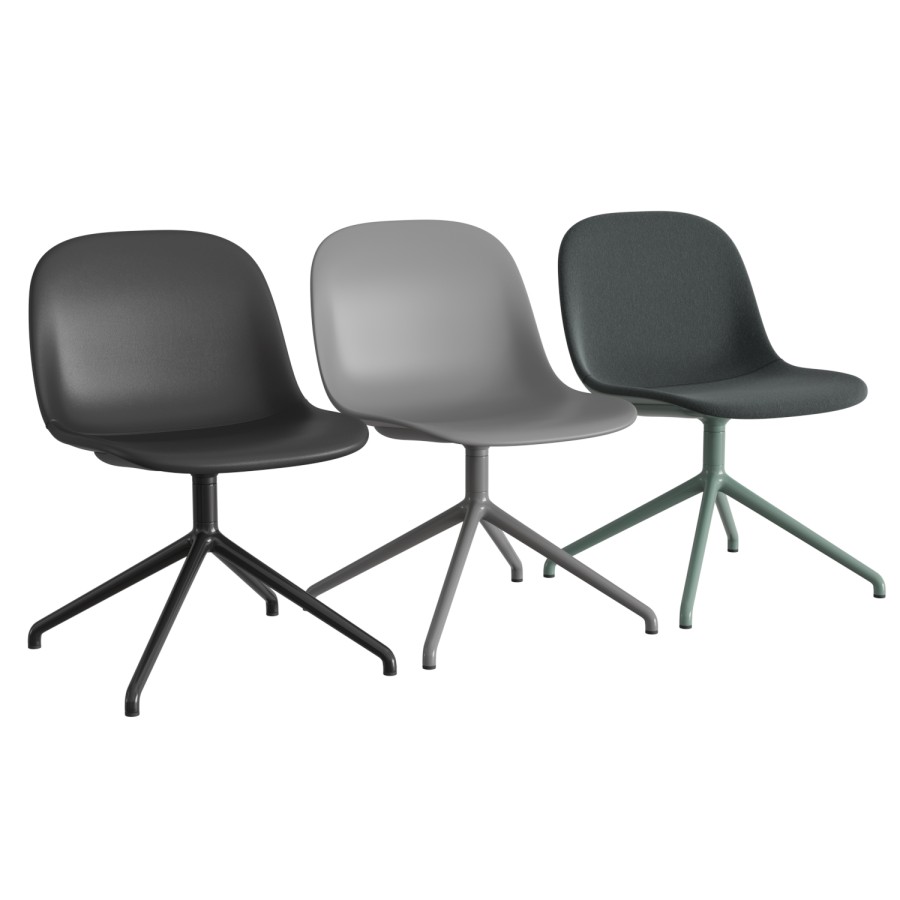 Fiber Side Chair Swivel Base 3D Model for Corona | CGMood