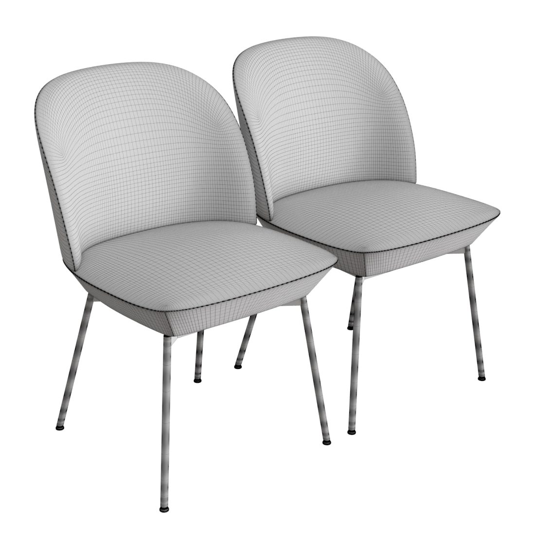Oslo Side Chair 3D Model for Corona | CGMood