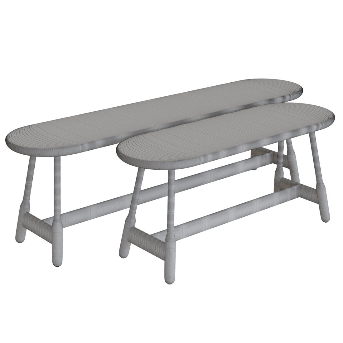 Albert Bench 3D Model for Corona | CGMood
