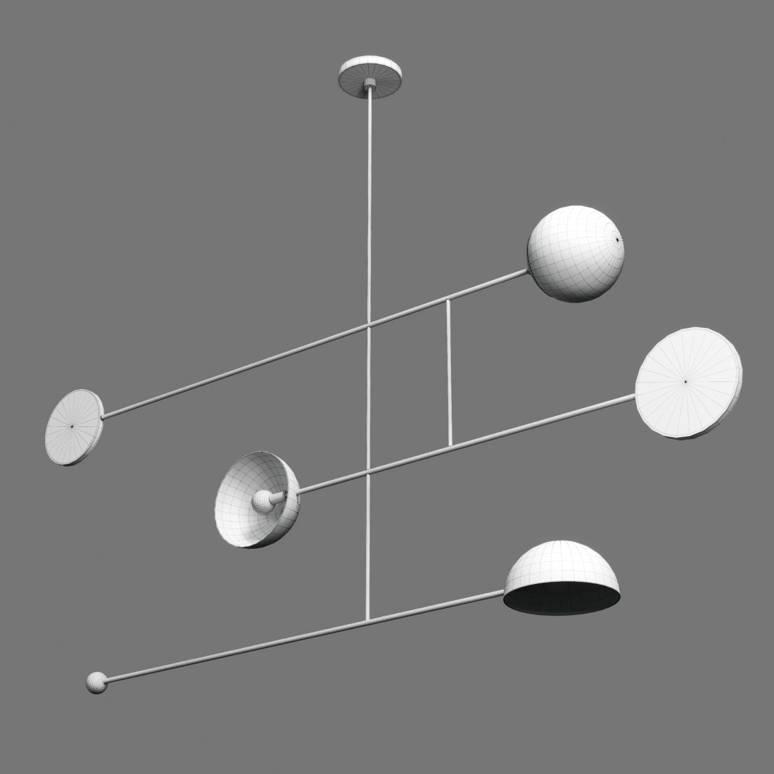 Astro Mobile Light No2 - 3D Model for VRay, Corona