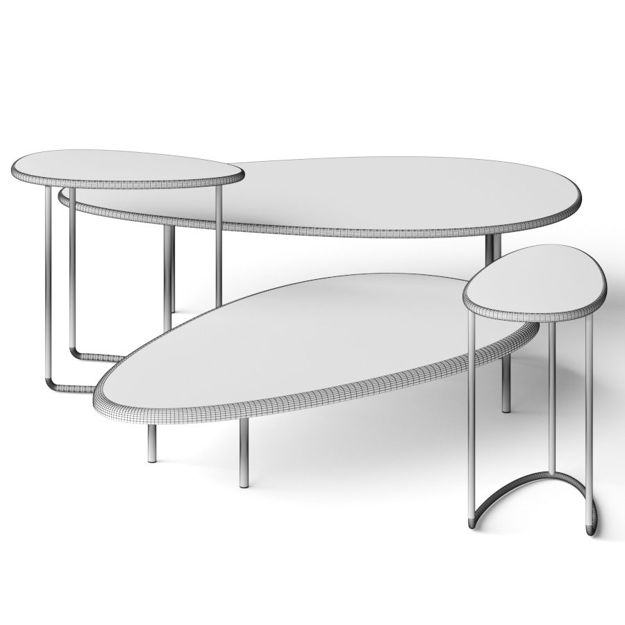Casamania And Horm Lily Coffee Tables 3D Model for VRay, Corona | CGMood