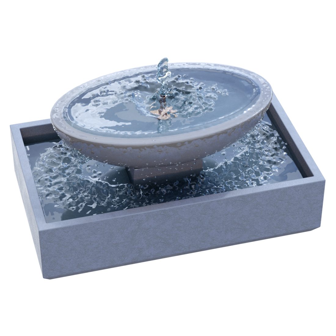 Campania - Recife Fountain 3D Model for VRay | CGMood
