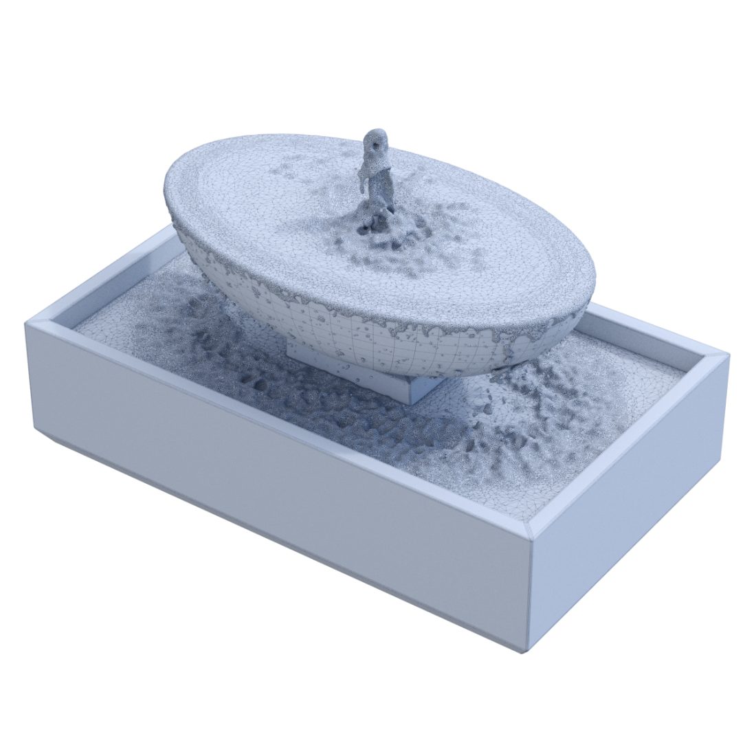 Campania - Recife Fountain 3D Model for VRay | CGMood