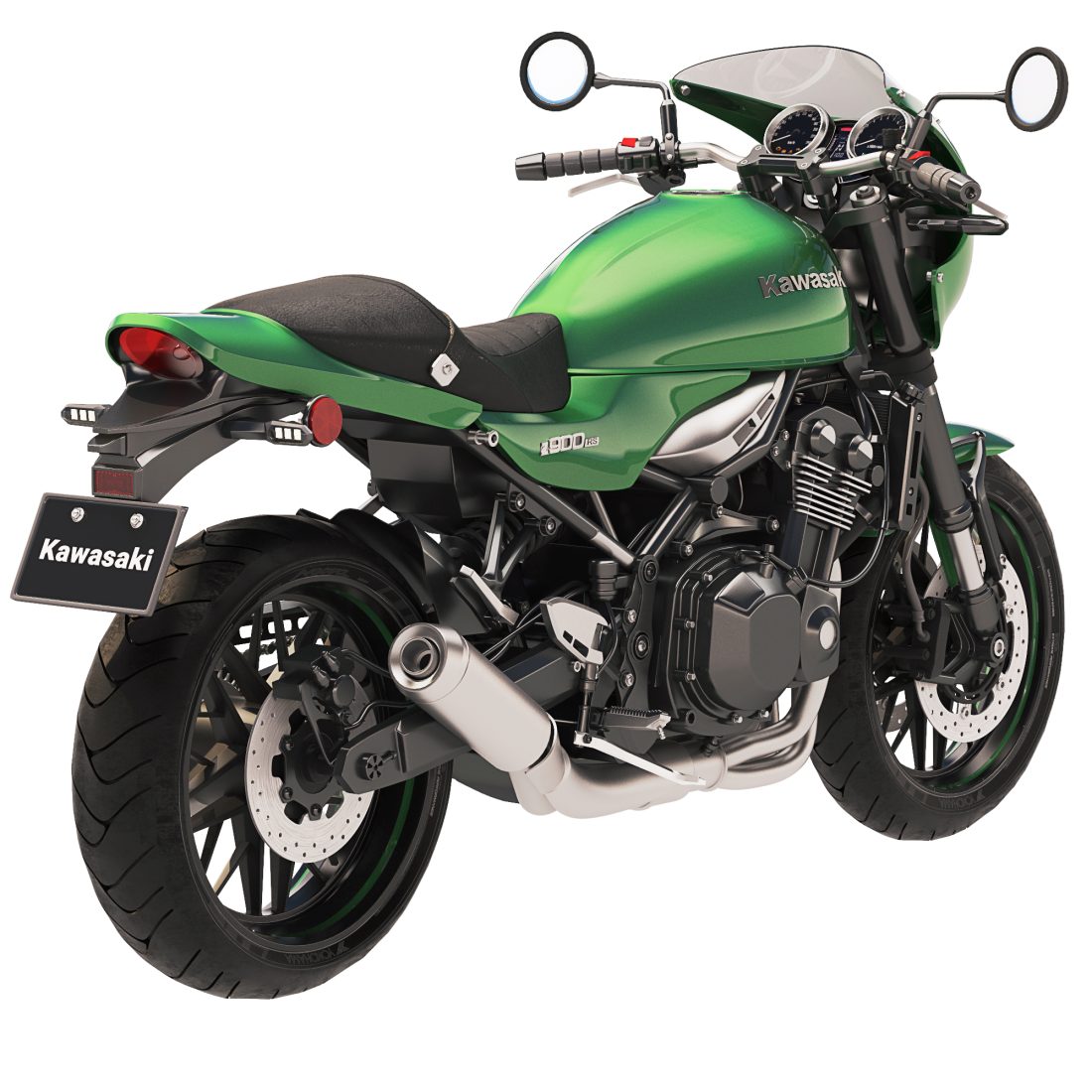 Kawasaki Z900rs Cafe 2020 - 3D Model for VRay