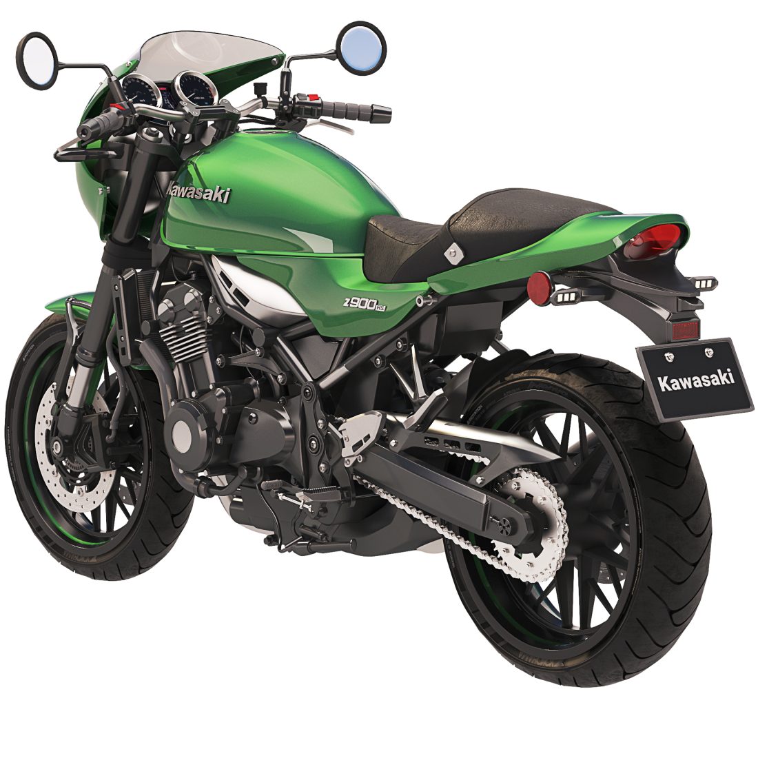 Kawasaki Z900rs Cafe 2020 - 3D Model for VRay