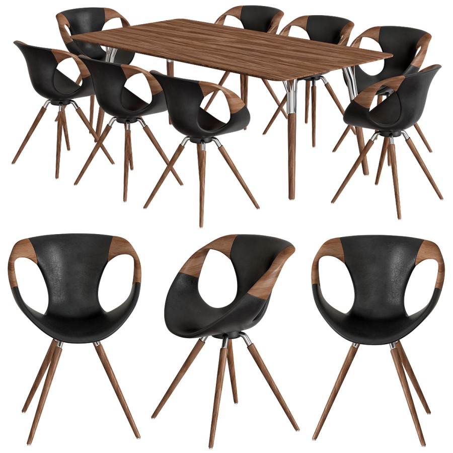 Tonon Italia Chair And Table 3D Model for VRay | CGMood