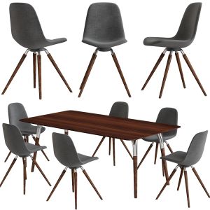 Tonon Italia Chair And Table - 3D Model for VRay