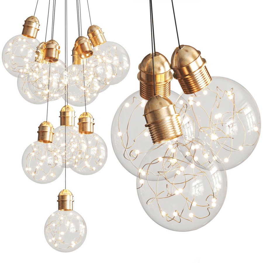 Decorative Bulb Lamps By Light Garden 3D Model for VRay, Corona | CGMood