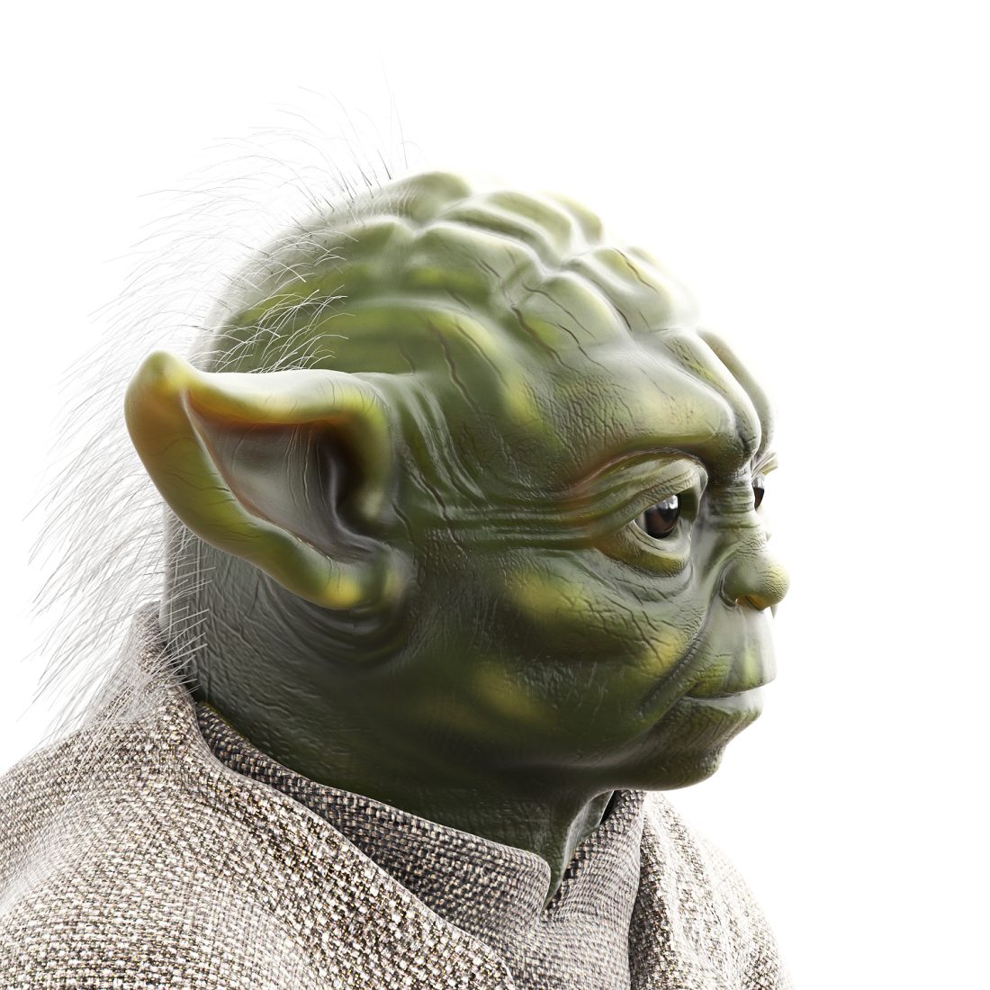 Master Yoda From Star Wars - 3D Model for VRay