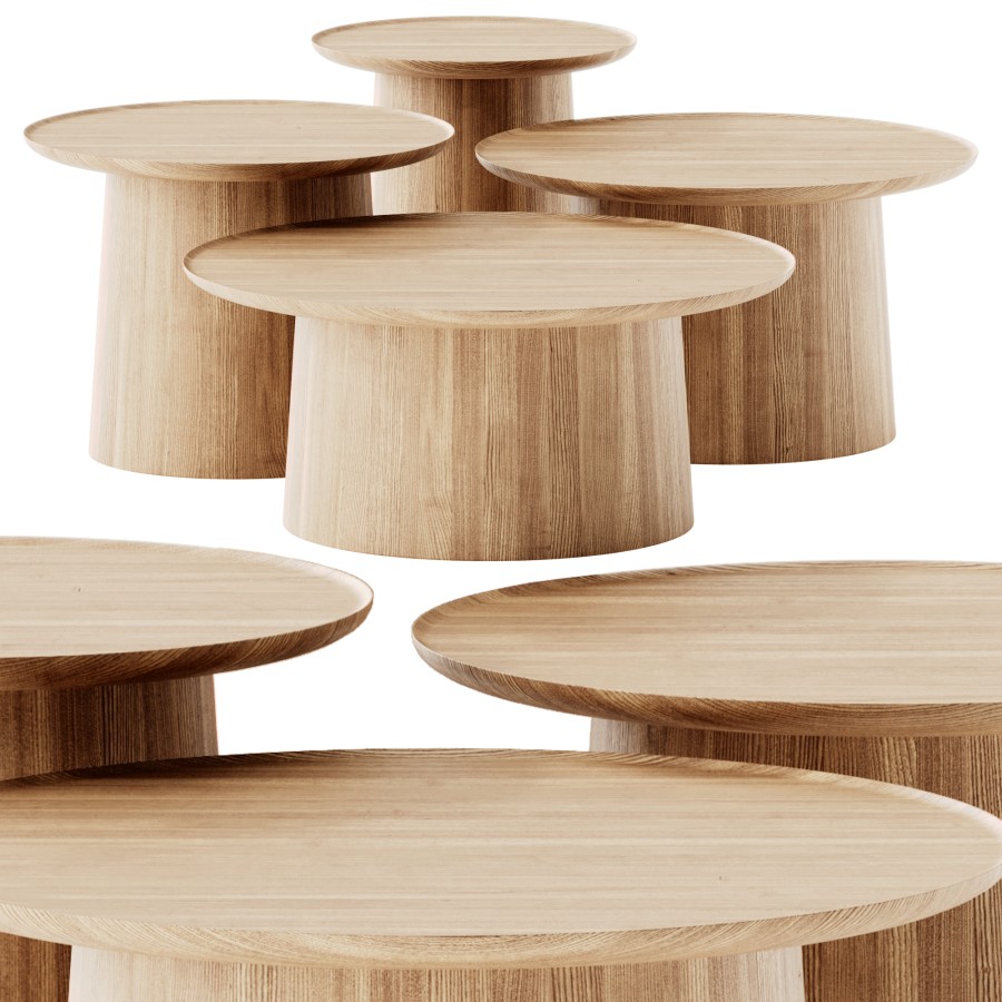 Zen Coffee Tables By Time And Style - 3D Model for Corona