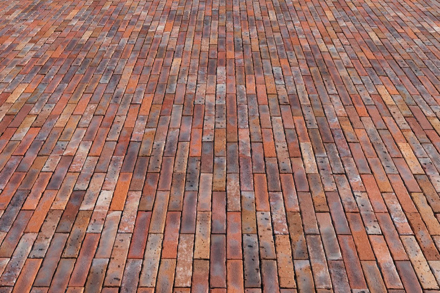 Brick Floor 08 8k Seamless PBR Material - 3D Model for VRay, Corona, VRay